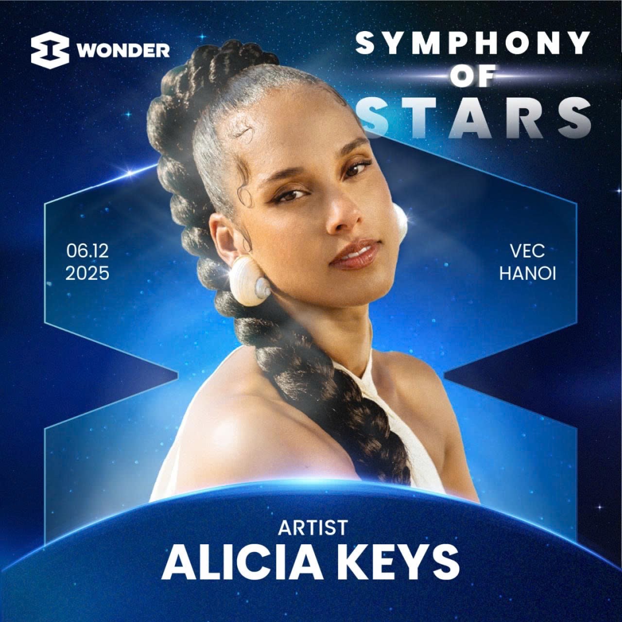 Alice Keys chủ nhân 17 giải Grammy sẽ biểu diễn tại 8Wonder Winter 2025
